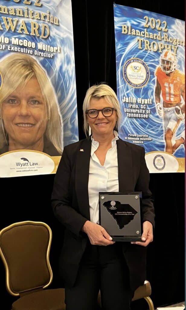 Year 2022 Michele McGee Wolfert - SC Football Hall of Fame | Become a ...